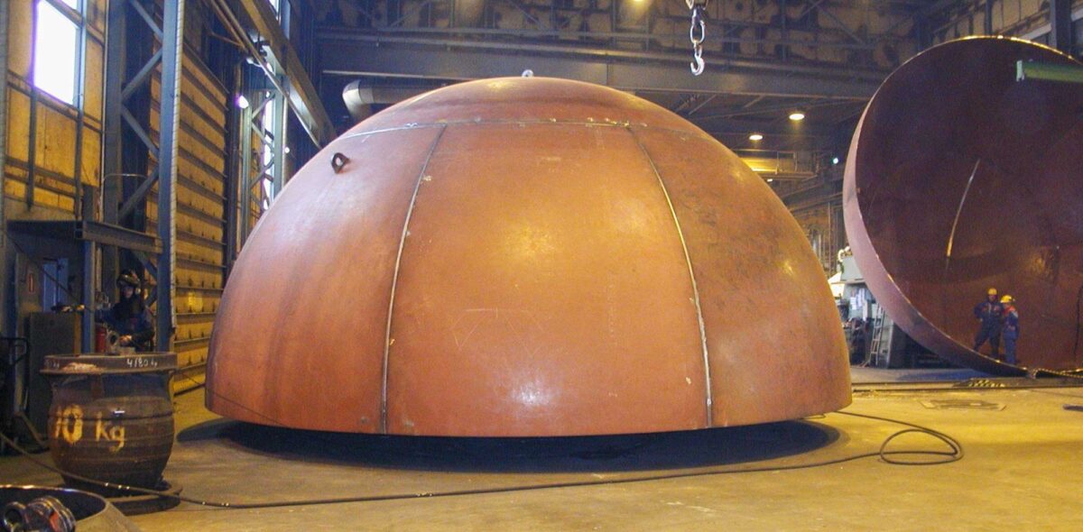 Hemispheres and other spherical shell structures – Halikko Steel Oy